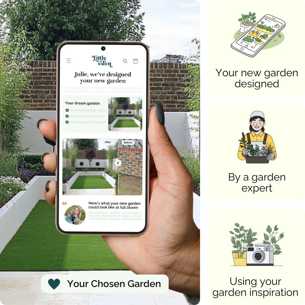 Modern Structured Serenity | Personalised Garden Design | Little Eden